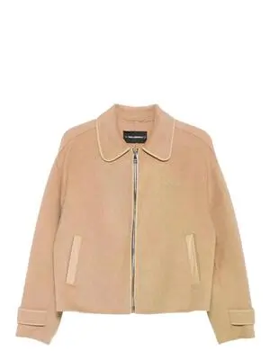 Karl Lagerfeld Zip-front Jacket - Neutrals