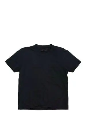 LES TIEN Chest-pocket Cotton T-shirt - Black