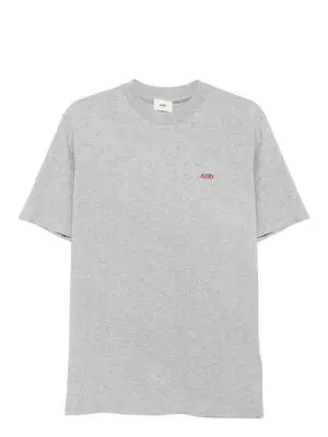 AUTRY Embroidered Logo T-shirt - Grey