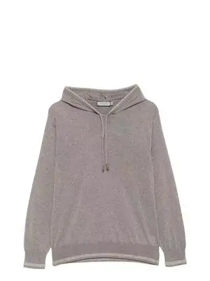 Canali Wool-blended Hoodie - Neutrals