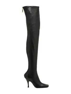 Khaite 100mm Eva Zip-detail Over-the-knee Boots - Black