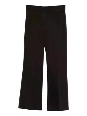 Seductive Nanette High-waisted Flared Trousers - Brown