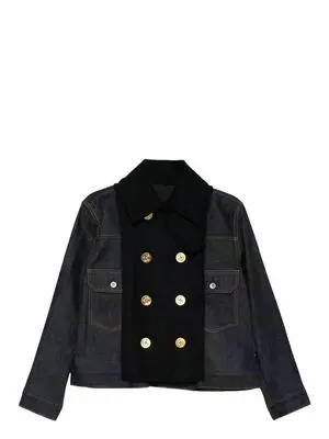 Sacai X Levi's® Double-breasted Denim Jacket - Blue