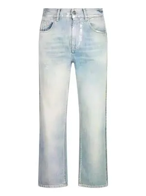 Roberto Cavalli Distressed-effect Jeans - Blue