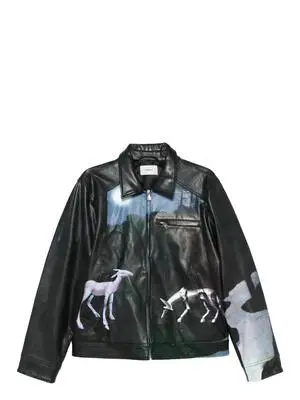Coperni Graphic-print Jacket - Black