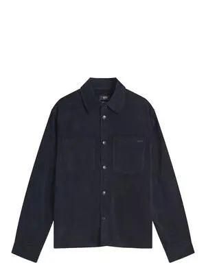 A.p.c. Leon Corduroy Overshirt - Dark Navy