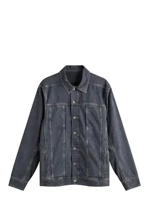 Rick Owens Denim Overshirt - Washed Grey