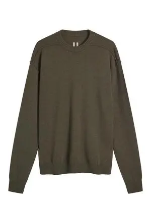 Rick Owens Round Neck Knit Crew - Bosco