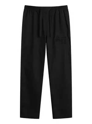 ANNIE HOOD College Linen Trousers - Black