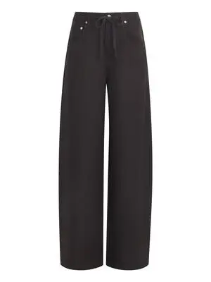 Citizens Of Humanity Linen Brynn Trousers - Brown