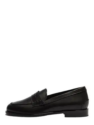 AeydĒ Oscar Loafer Flats - Black