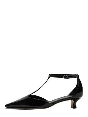 AeydĒ Liz T-strap Pumps - Black