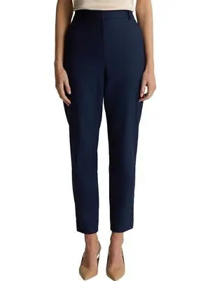 St. John Stretch Gabardine Trousers - Navy