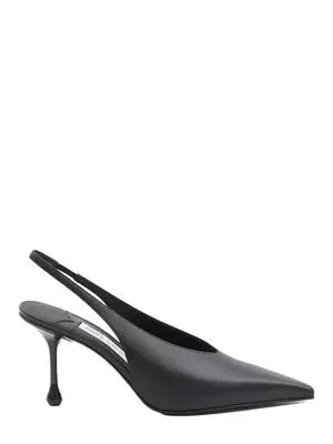 JIMMY CHOO 80mm Isa Pointed-toe Slingback Pumps - Black