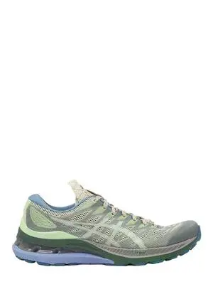 Asics Textured Lace-up Mesh Sneakers - Grey