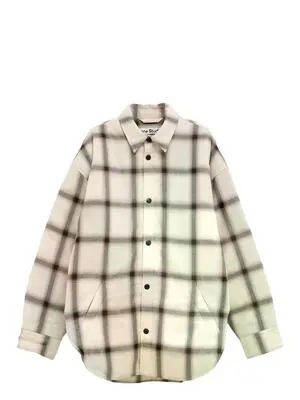 Acne Studios Checked Overshirt - Neutrals