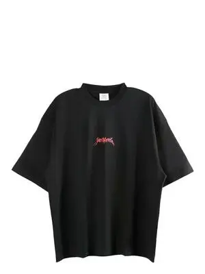 Vetements Logo-print T-shirt - Black