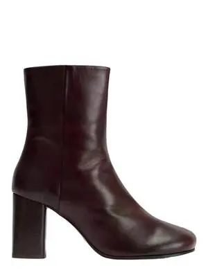 LEMAIRE Anatomic Block-heel Round-toe Boots - Brown