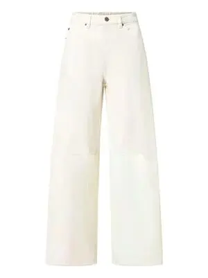 Soeur Wide Leg Trousers - White