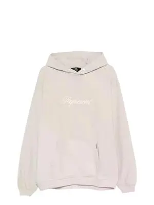 REPRESENT Script Logo Hoodie - Grey