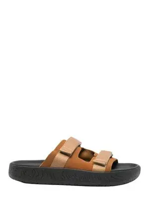 VEJA Double-strap Suede Sandals - Brown