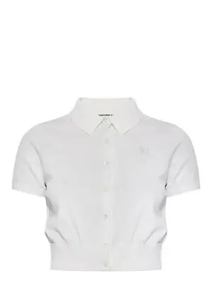 Alexander Wang Button-front Knit Top - White