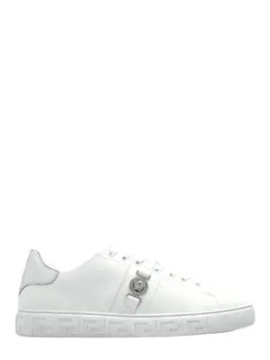 Versace Logo Low-top Sneakers - White