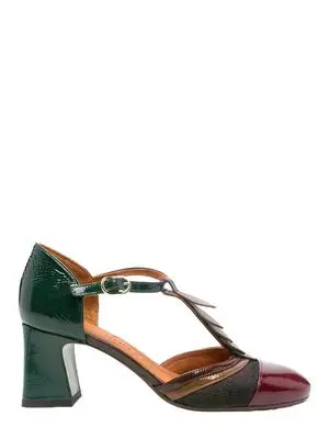 Chie Mihara 70mm T-bar Block-heel Pumps - Brown