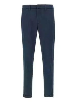 RE-HASH Stretch-cotton Trousers - Blue