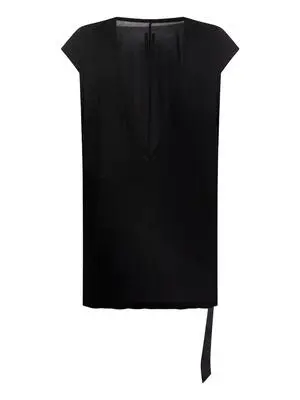Rick Owens Deep V-neck Sleeveless Top - Black