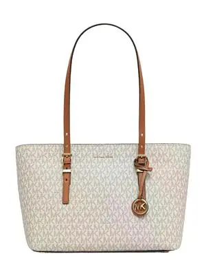 Michael Kors Quinn Monogram Tote - Neutrals