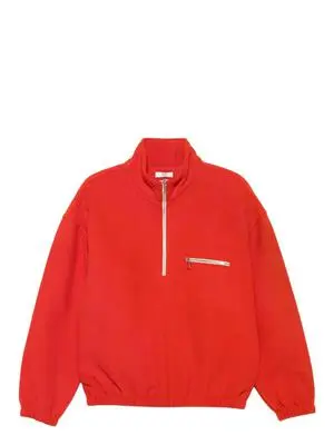 RIER Virgin Wool Zip-up Sweater - Orange