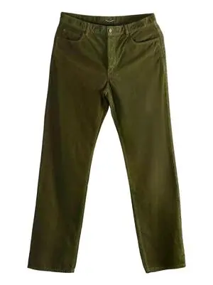 Saint Laurent Corduroy Five-pocket Jeans - Green