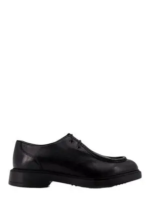 DOUCAL'S Leather Lace-up Shoes - Black