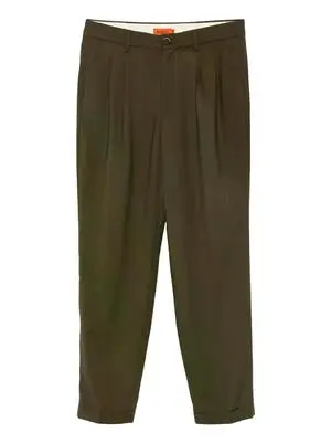 Barena Venezia Pleated Tapered Trousers - Green