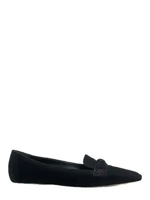 Marion Parke Courtney Suede Loafer - Black