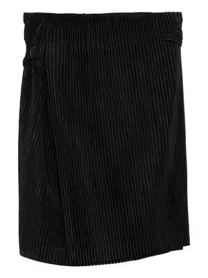 Issey Miyake Pleated Skirt - Black