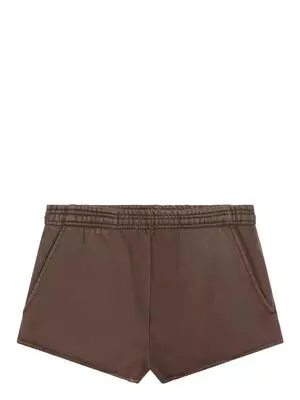 ENTIRE STUDIOS Pocket Detail Elasticated Shorts - Brown