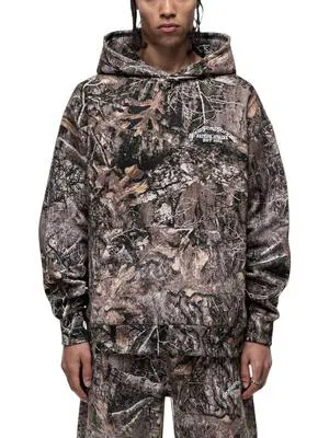 GOOD FOR NOTHING Woodland Print Hoodie - Camo