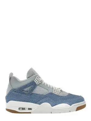 JORDAN Jordan 4 Retro TEX Denim Sneaker Sail/gum Light Brown/worn Blue