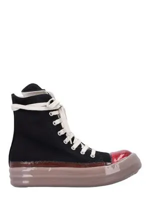 Rick Owens Sneaks - Black/red/dark Beige
