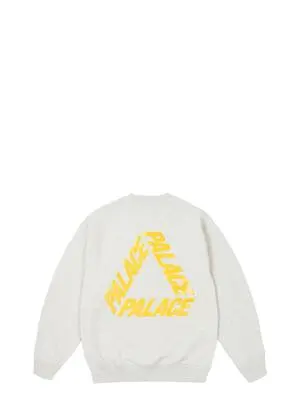 PALACE P3 Glitter Crew - Grey Marl