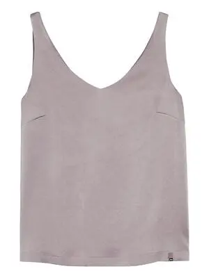 Herno Crepe De Chine Tank - Light Pink