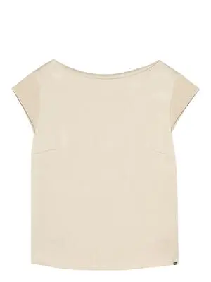 Herno Crepe De Chine Top - Cream