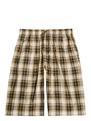 Acne Studios Checked Woven Shorts - Beige