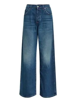 Khaite Winslow Wide-leg Jeans - Denim