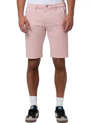 MAVI Noah Stretch Twill Flat Front Shorts - Flamingo Casual Twill