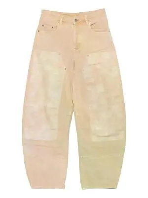 Ksubi Paneled Barrel Leg Jeans - Neutrals