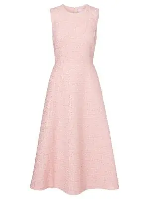 Carolina Herrera Bow-detail Midi Dress - Pink