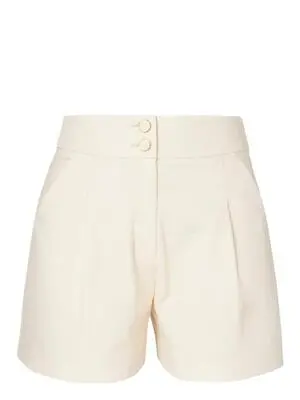 Veronica Beard Devina High-rise Shorts - White